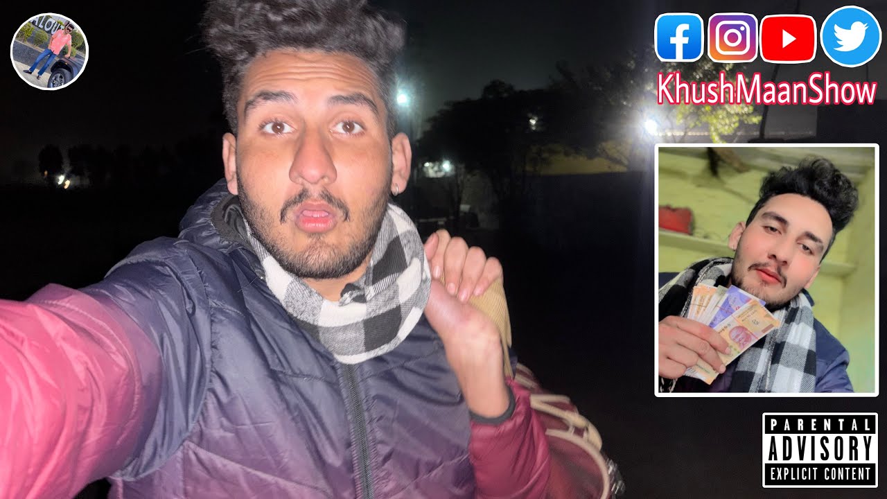 Walking Alone 2km In Cold Night at 10p.m - YouTube