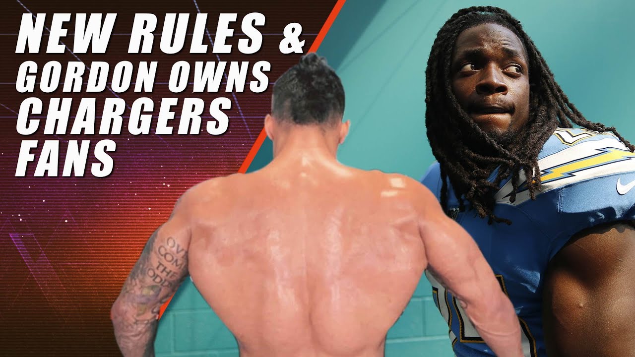 NFL Rule Changes & Melvin Gordon Owns Chargers Fans - YouTube
