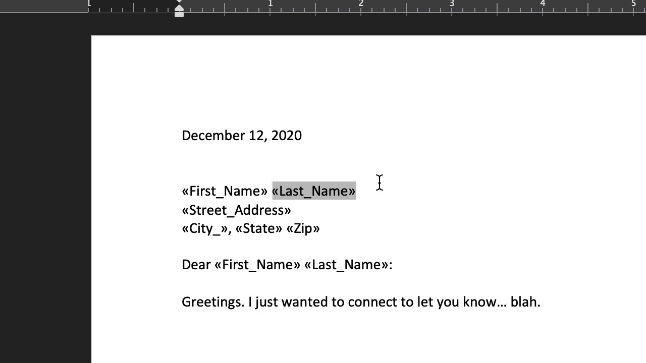 Excel Mail Merge - YouTube