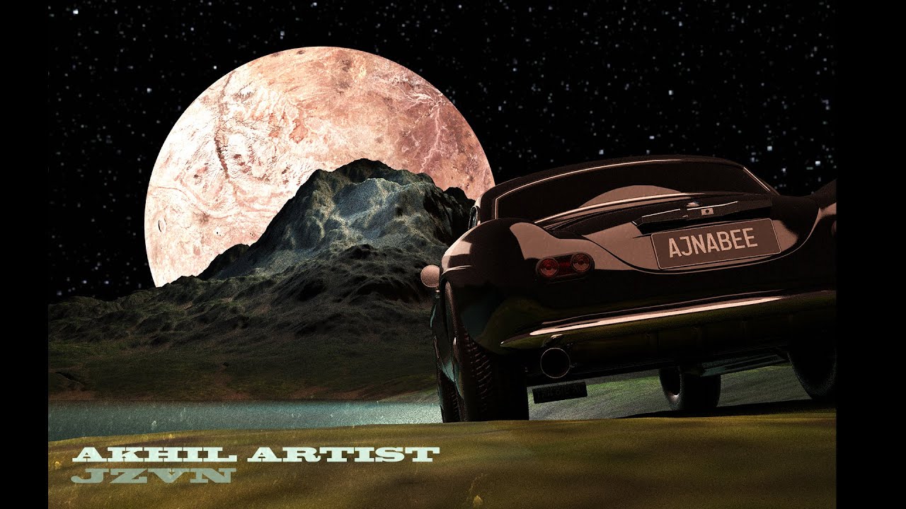 AJNABEE - Akhil Artist, Jzvn (Lyric Visualizer) 8K - YouTube