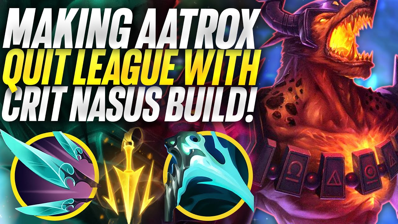 I think I made this Aatrox Quit with this BROKEN Crit Build ...