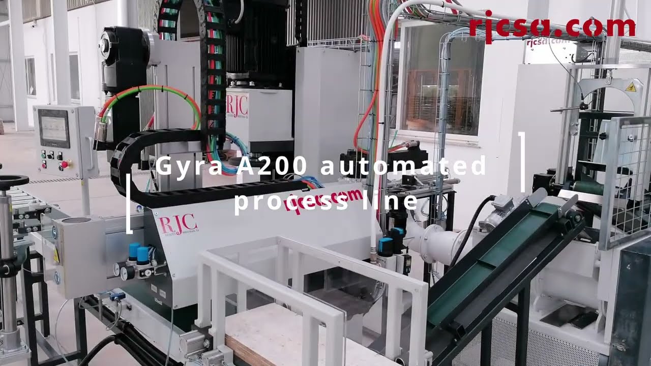 Gyra A200 automated process line Extended - YouTube