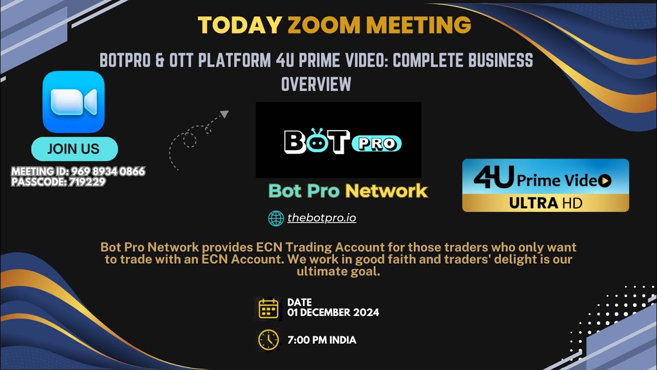 BOTPRO & OTT Platform 4U Prime Video: Complete Business Overview - YouTube