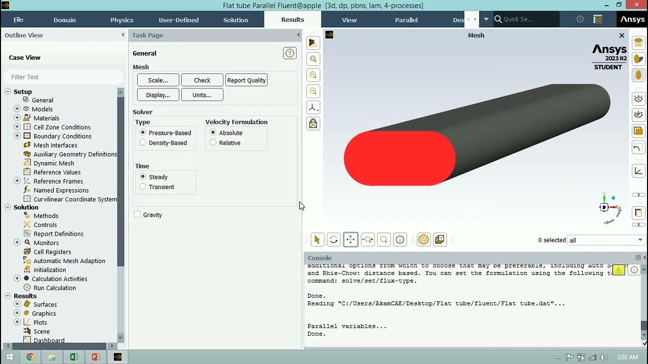 How to Calculate the Local Nusselt Number for a Tube using Ansys Fluent - YouTube
