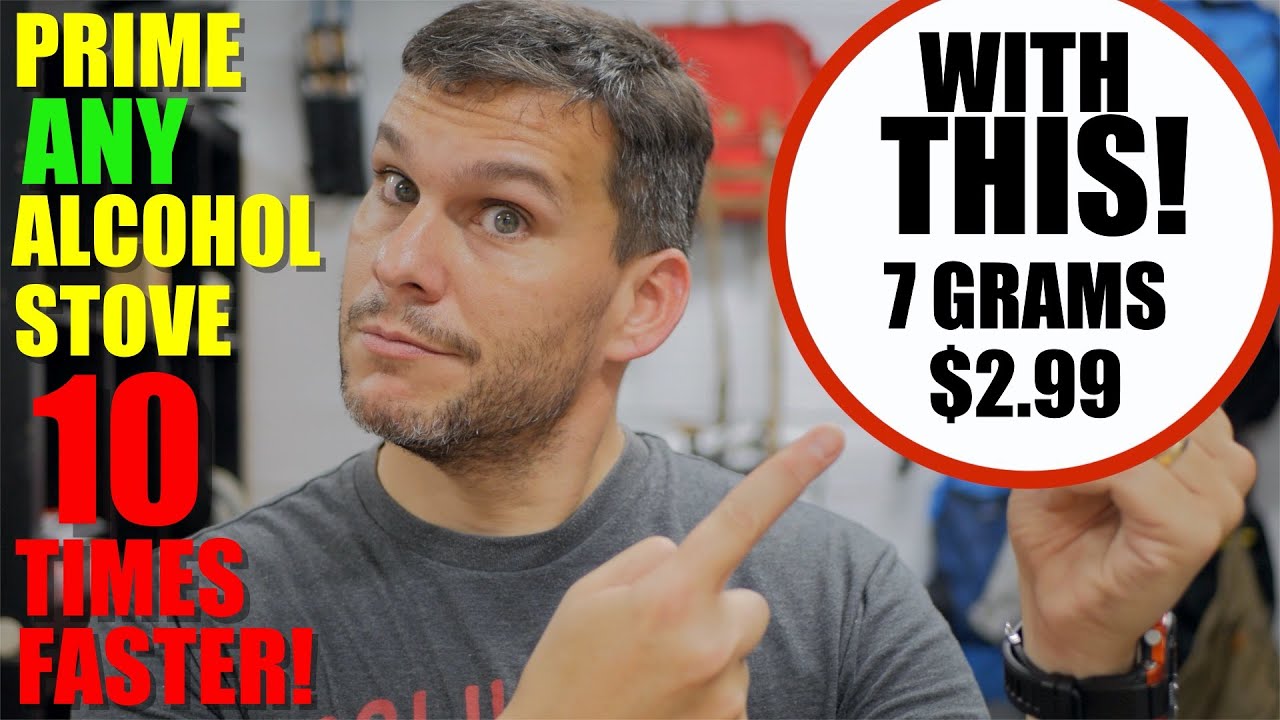 Prime ANY Alcohol Stove 10 TIMES Faster for $2.99! - YouTube