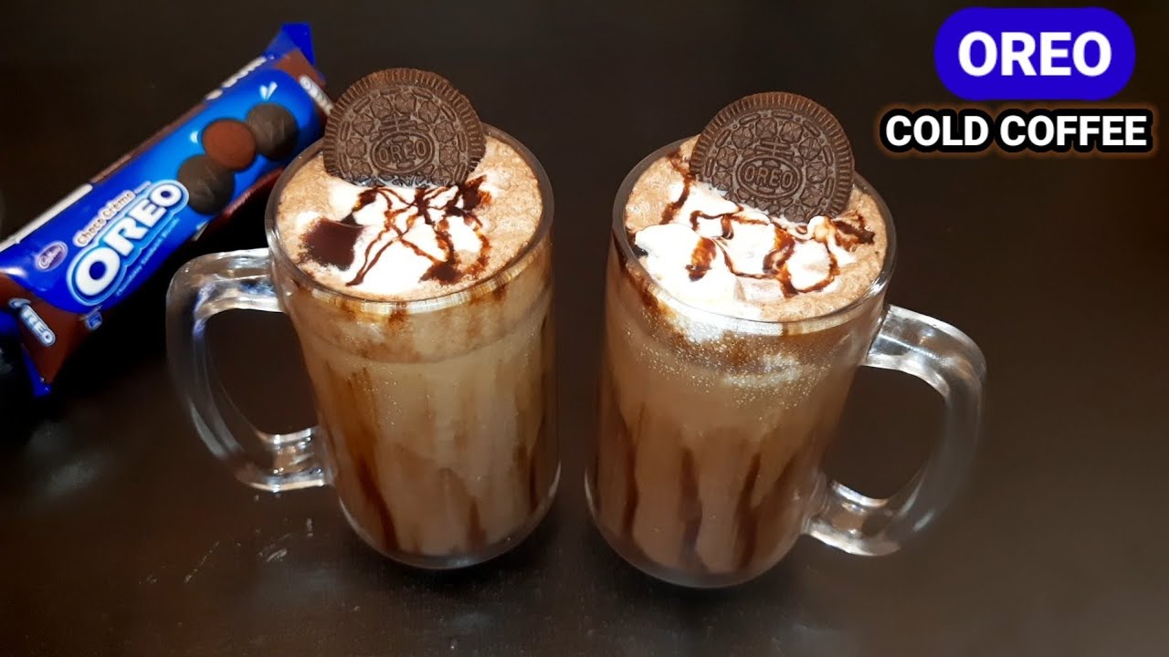Oreo Cold Coffee Recipe | How To Make Cold Coffee At Home | Summer ...