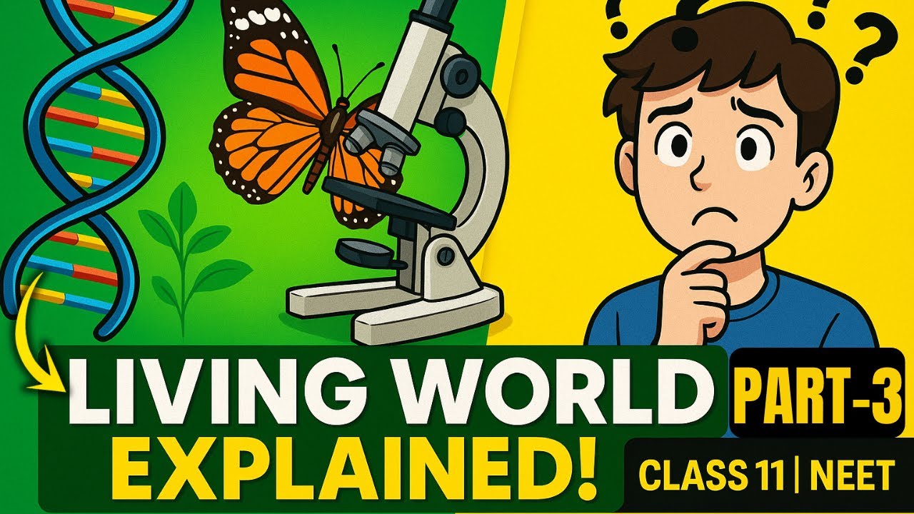 🔥THE LIVING WORLD CLASS 11 BIOLOGY | PART-3 | NCERT SERIES | CBSE EXAM ...