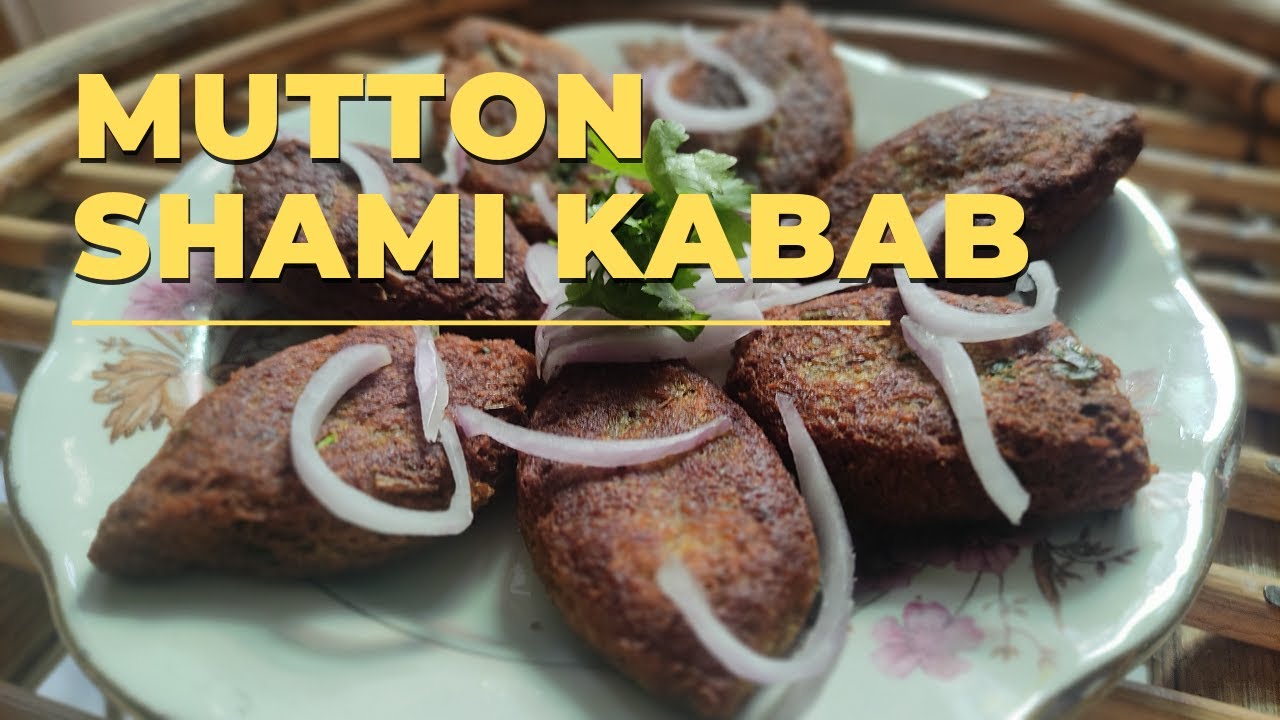 Mutton shami kabab recipe By Zana Studio - YouTube