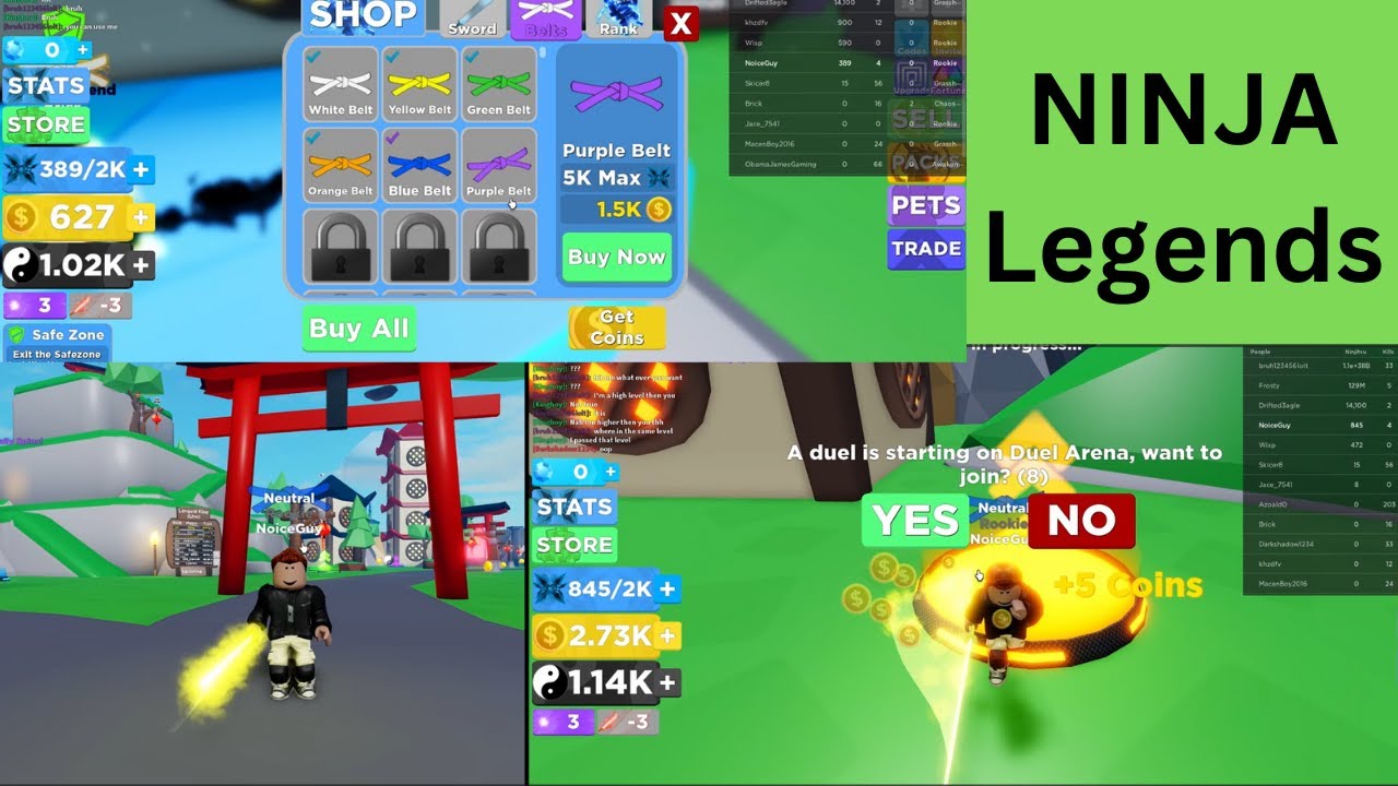 I Became a Ninja | ROBLOX Ninja Legends - YouTube
