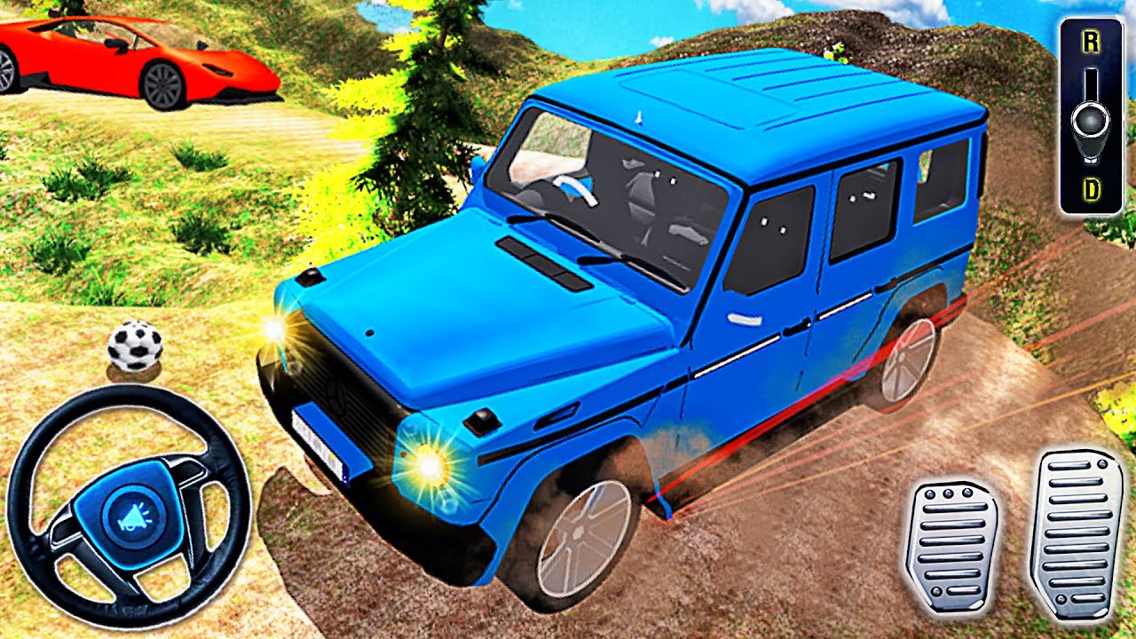 Offroad Mercedes-Benz AMG G65 Drive - Mountain Car Driving Uphill ...