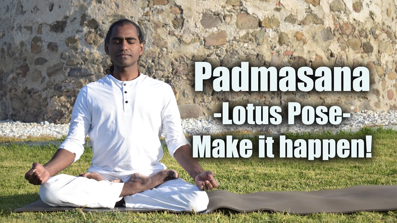 How to Prepare for Lotus pose: Padmasana | for beginners - YouTube