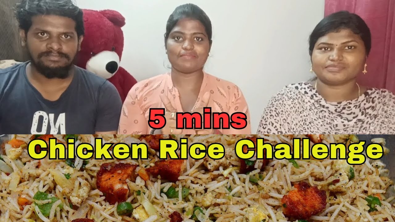 Chicken rice Challenge | Food Challenge | 5 mins Food Challenge | Bhava ...