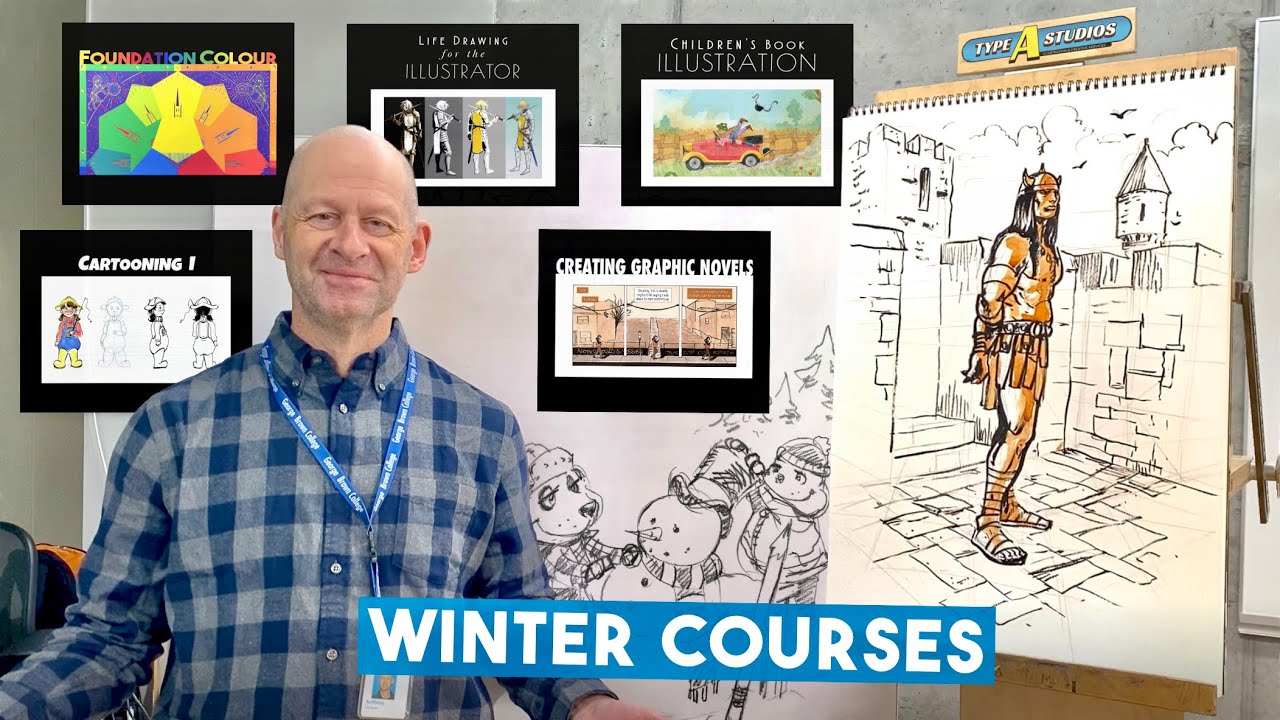 Anthony Harrison Courses | Art & Illustration | Winter 2023 - YouTube