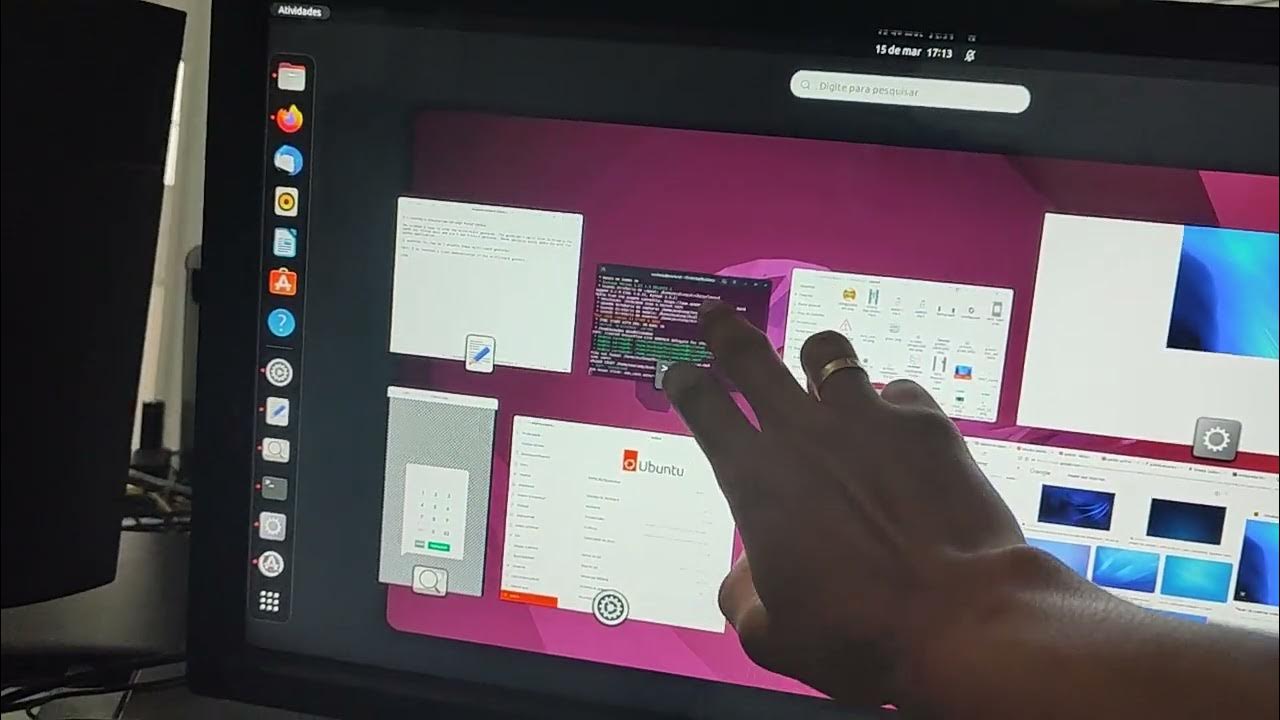 multi touch Ubunto. - YouTube