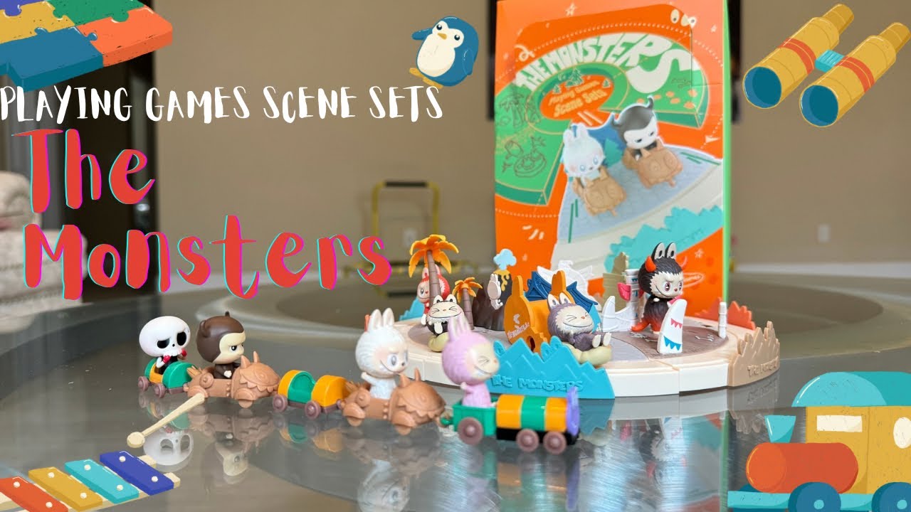 THE MONSTERS - Playing Games Scene Sets - LABUBU - YouTube
