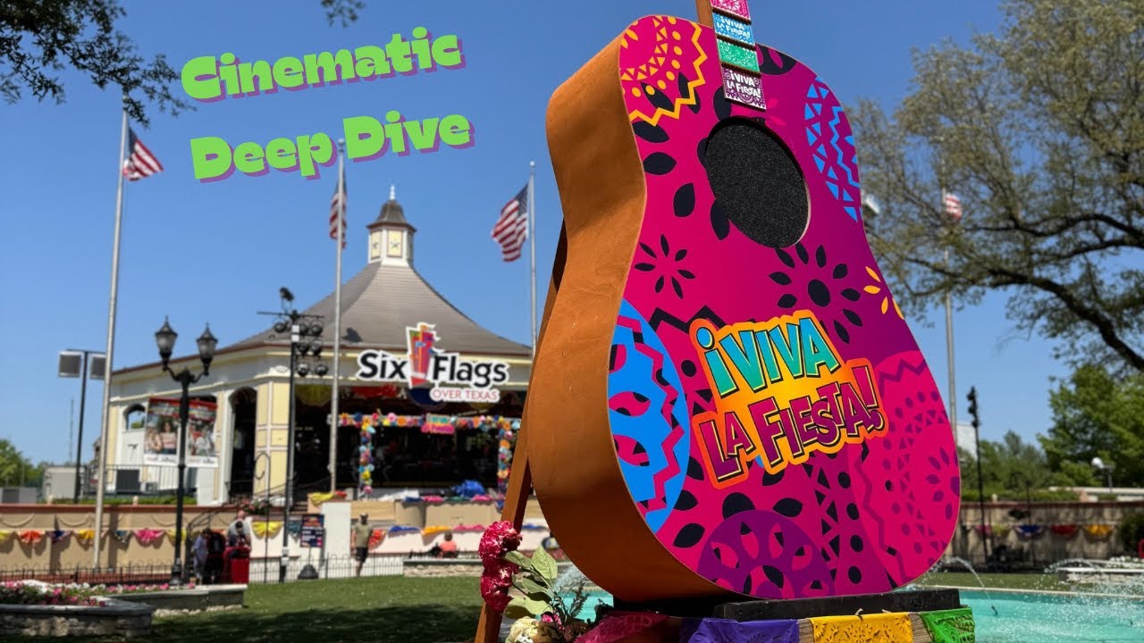 *Mostly* Cinematic Deep Dive Into Viva La Fiesta At Six Flags Over Texas! - YouTube