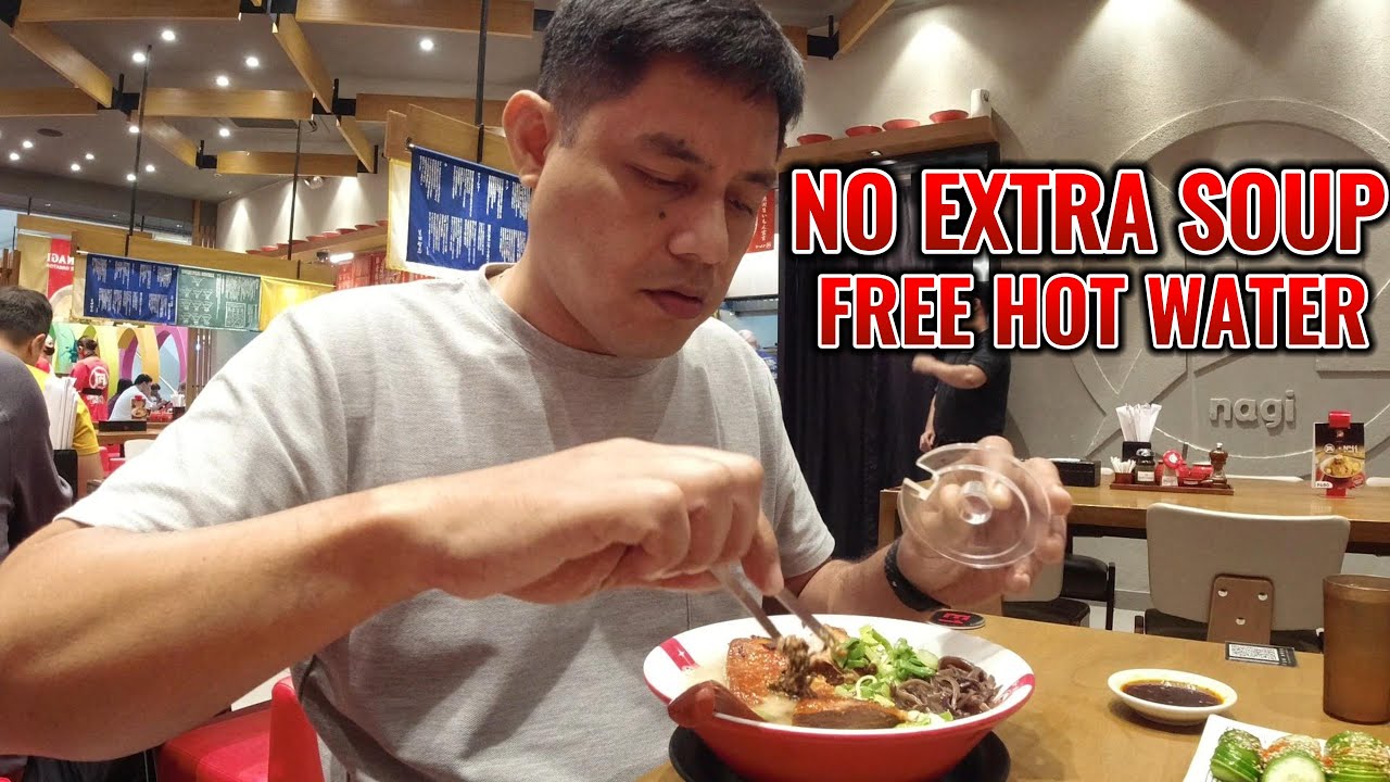 NO ADDITIONAL SOUP PERO LIBRE HOT WATER | RAMEN NAGI | Robinsons Place ...