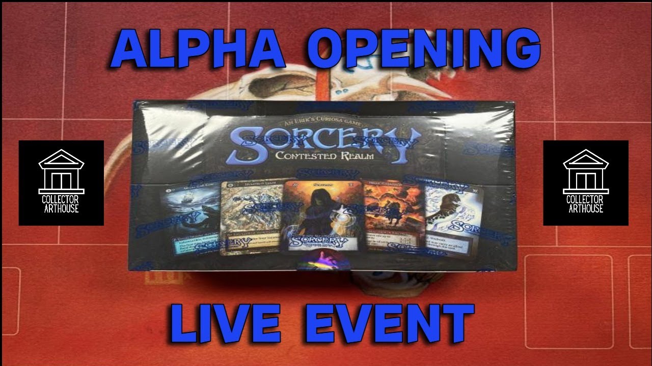 Alpha Booster Box Opening LIVE Event - YouTube