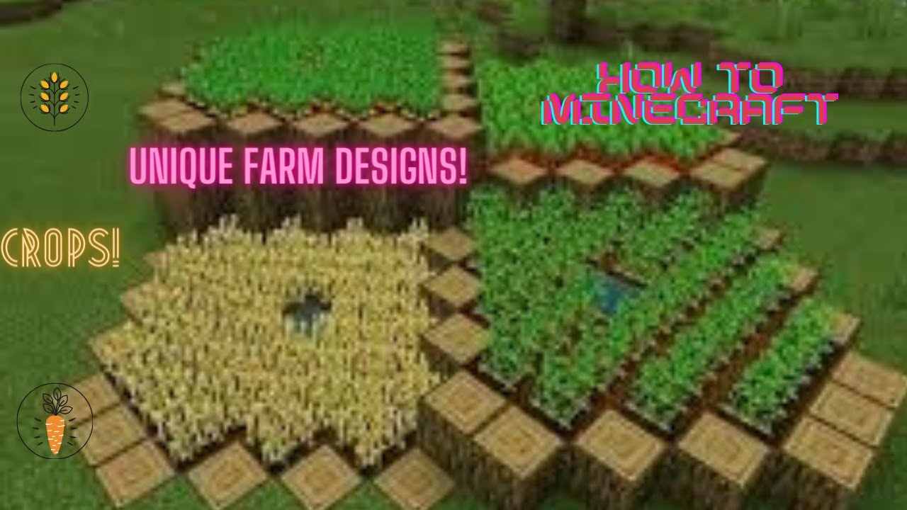 How to Minecraft Ep. 6 - Unique Farm Designs - YouTube