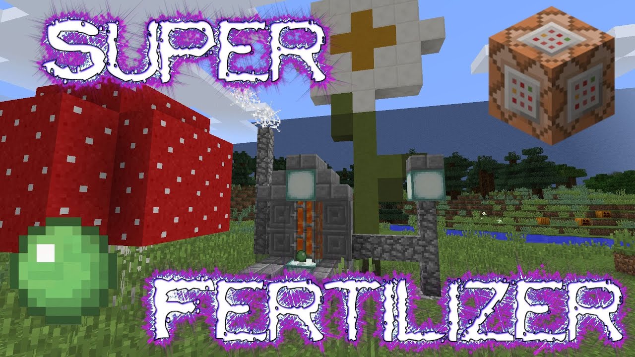 Super Fertilizer - Minecraft - YouTube