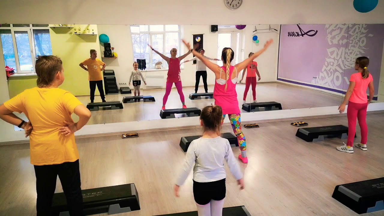 aerobics children's asset👣🤓🌈♥️ - YouTube