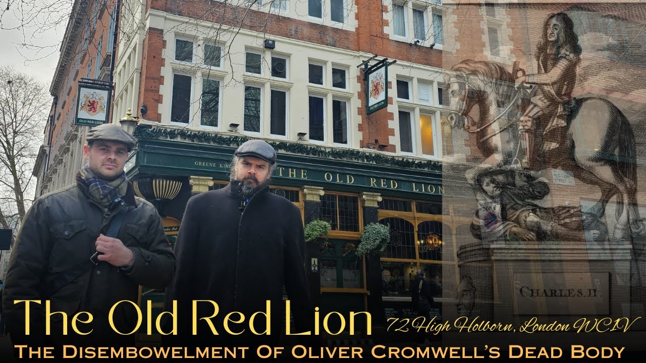 The Old Red Lion - The Disembowelment Of Oliver Cromwell's Dead Body ...