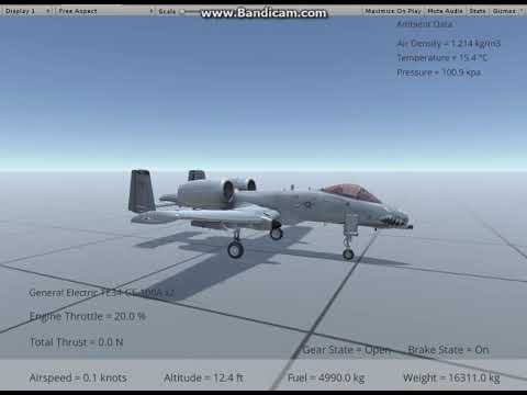 Silantro Unity3d Flight Simulator :A-10 Thunderbolt Updated flight ...