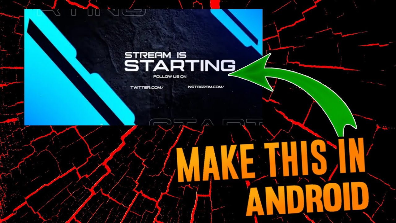 MAKE YOUR OWN STREAM STARTING SOON |||| OBS SCENE FOR STREAM - YouTube