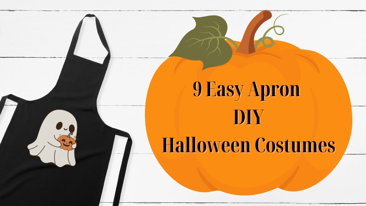 9 Easy Apron DIY Halloween Costumes - YouTube