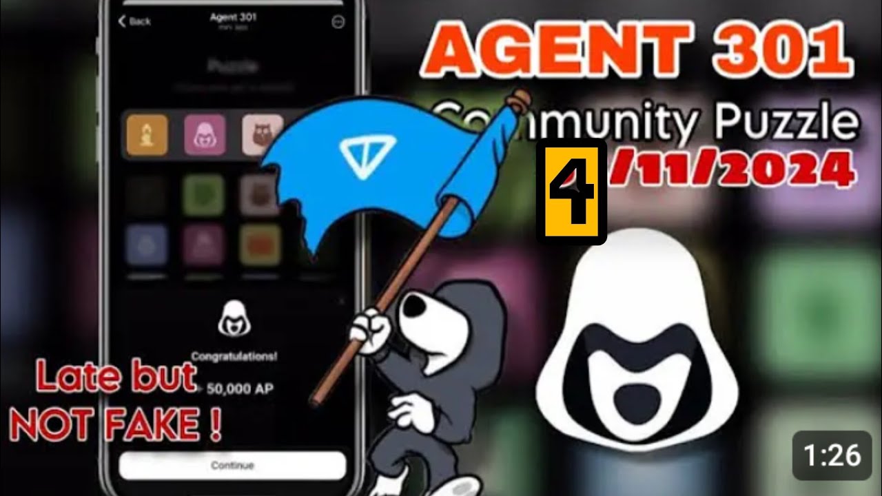 Agent 301 Daily combo card 4 November | Agent 301 Puzzle Solved Today 4 ...