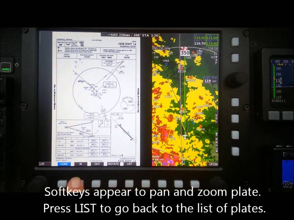 Viewing Approach Plates on the GRT HXr - YouTube