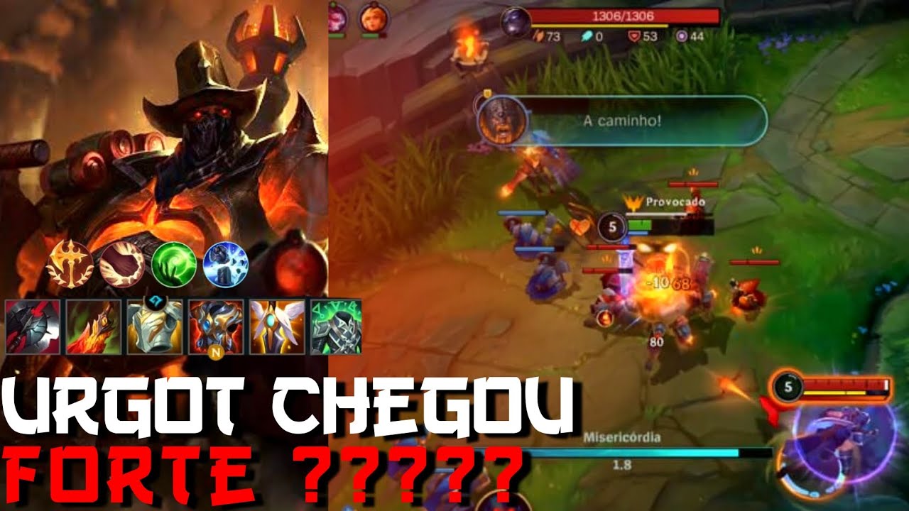 URGOT CHEGOU MUITO FORTE??? URGOT-GAMEPLAY--BUILD E RUNAS-LOL-WILD ...