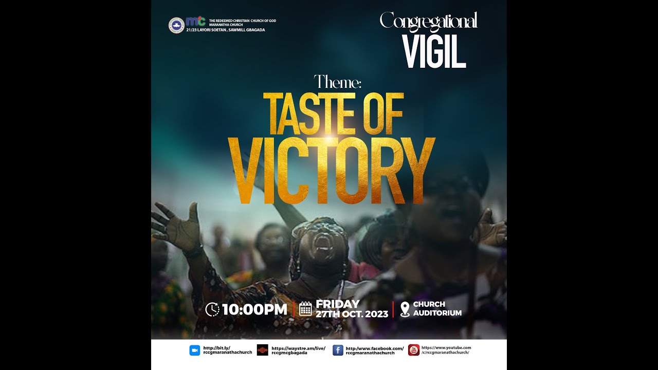 TASTE OF VICTORY || 27-OCT-2023 - YouTube