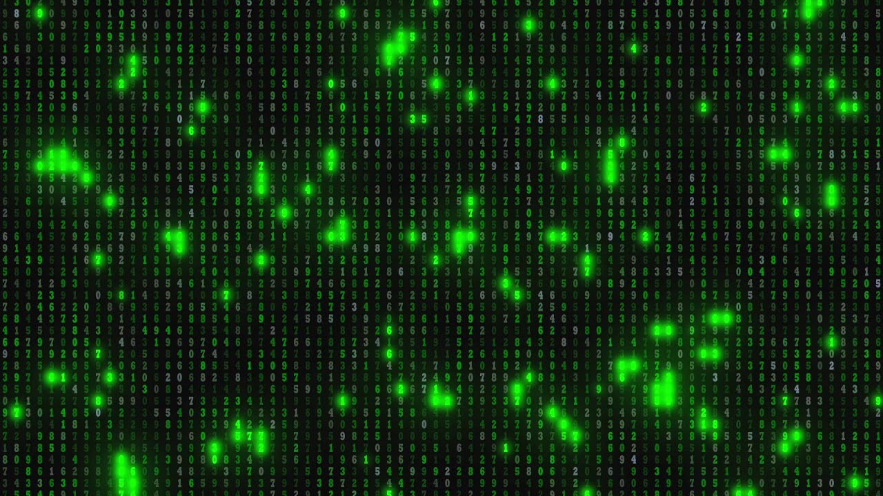 Computer Binary Code, No Copyright, Copyright Free Video, Motion ...