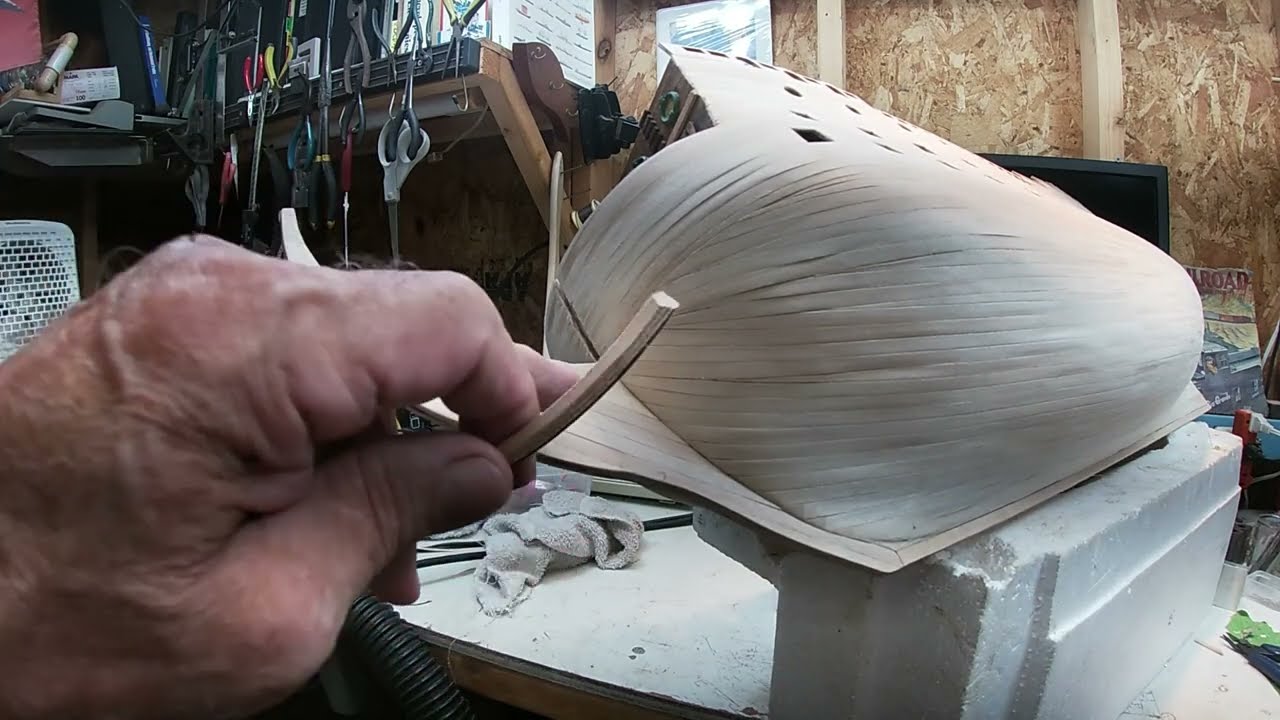 Wooden Model Ship ROYAL SUN part #27 - YouTube