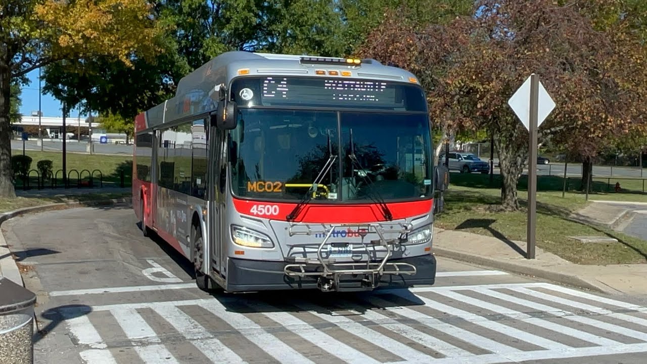 WMATA Metrobus 2021 New Flyer Xcelsior XD40 #4500 on Route C4 - YouTube