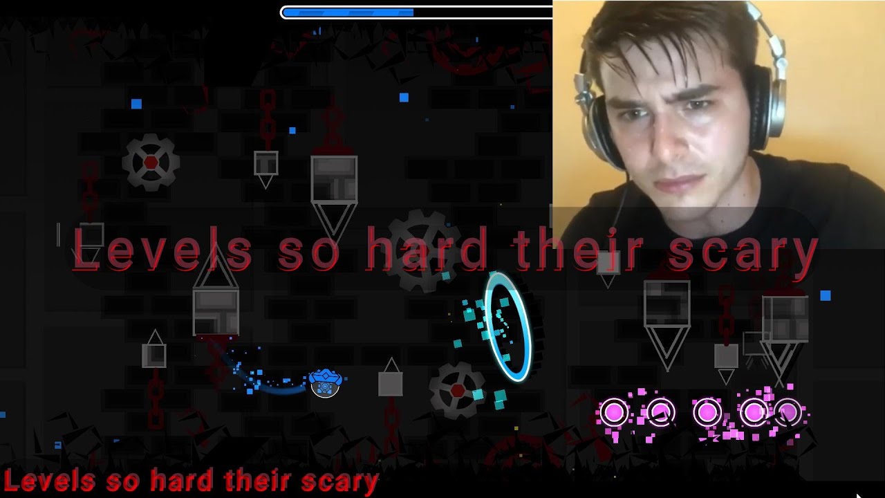 Geometry dash levels so hard that their scary - YouTube