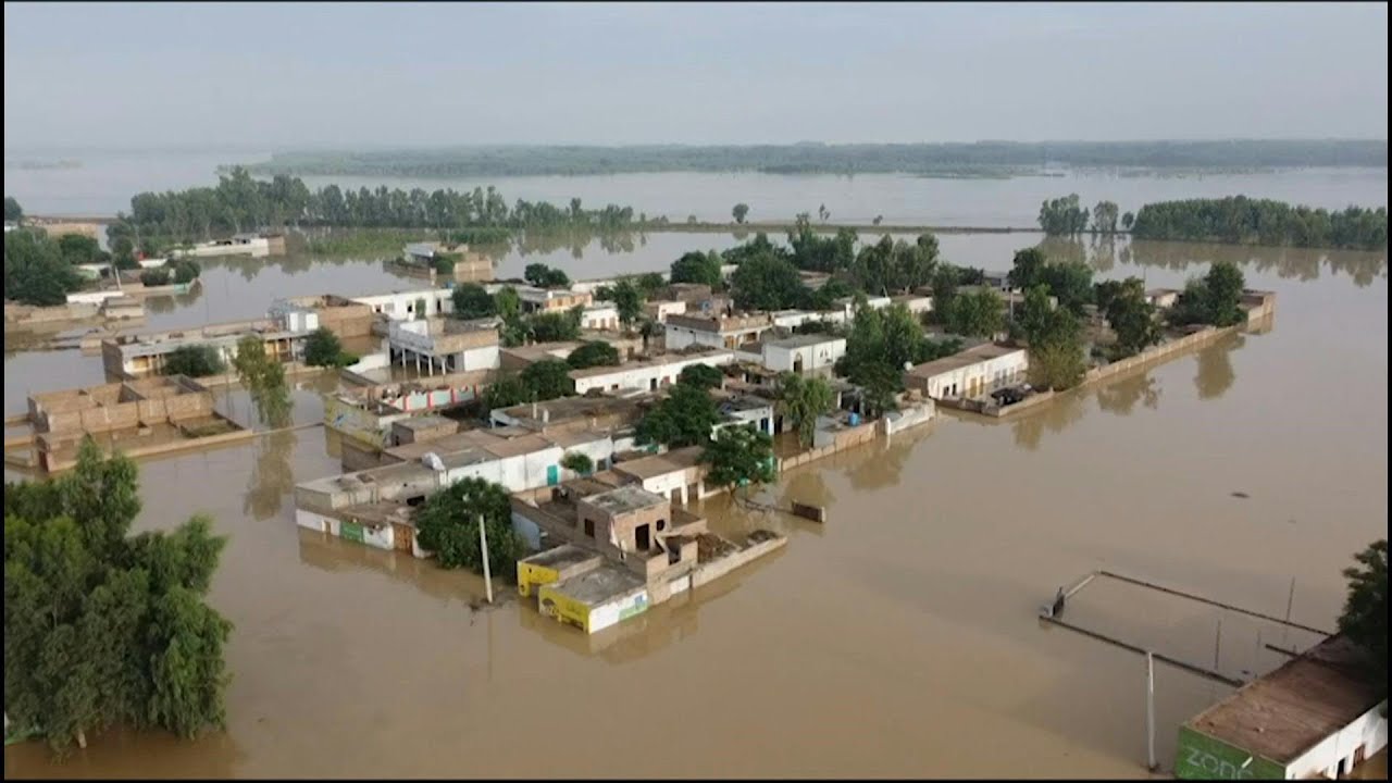 Flash floods in Pakistan hit district of Charsadda | AFP - YouTube