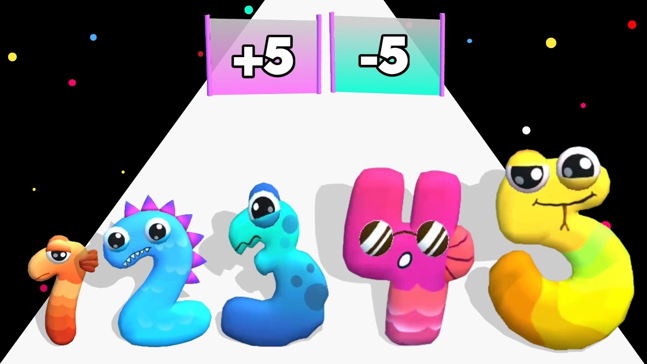 Number Run: Merge 3D Maths, Level Up Gameplay (New Update) - YouTube