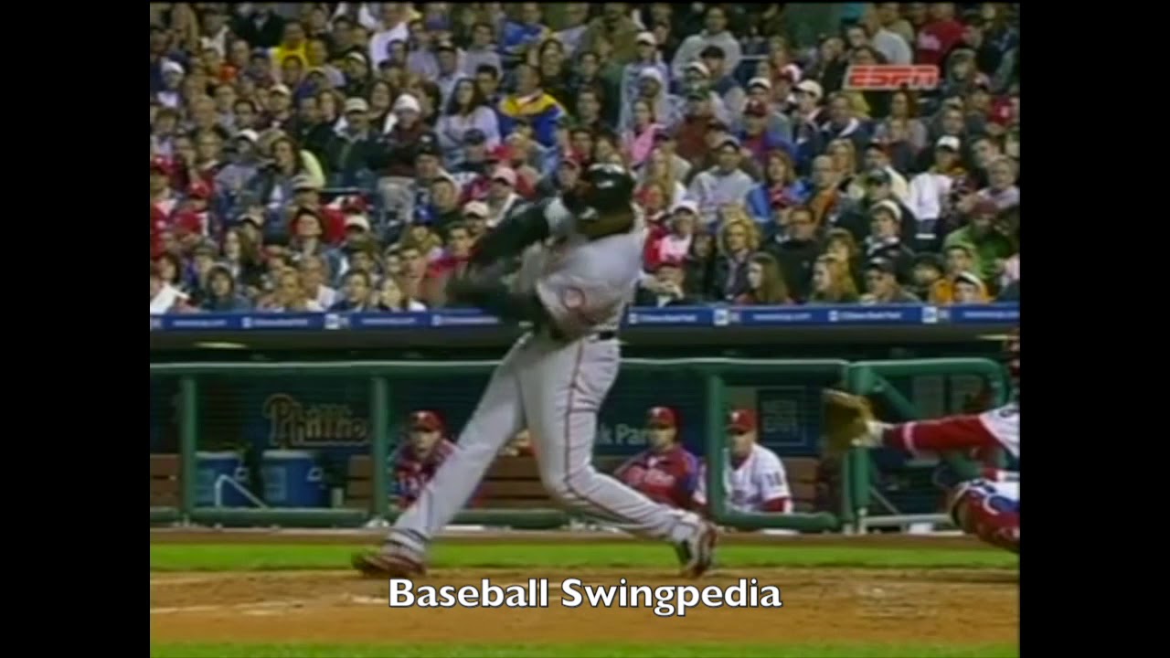 Barry Bonds Home Run Swing Slow Motion 2006-1 - YouTube