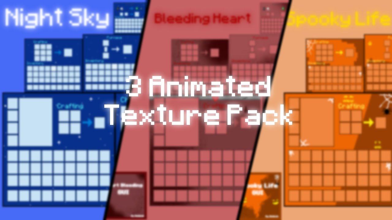 3 Animated GUI Texture Pack for Minecraft 1.8.9 ! - YouTube