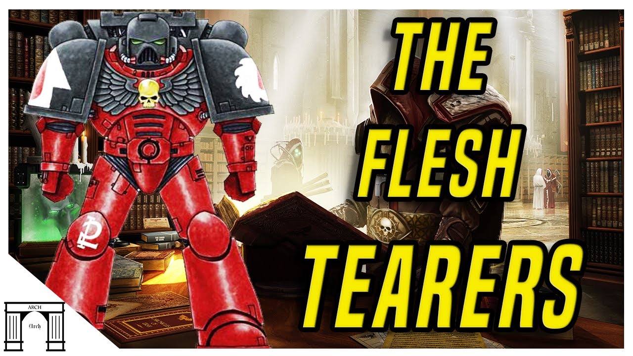 40k Lore! The Flesh Tearers Chapter Of The Blood Angels Legion - YouTube
