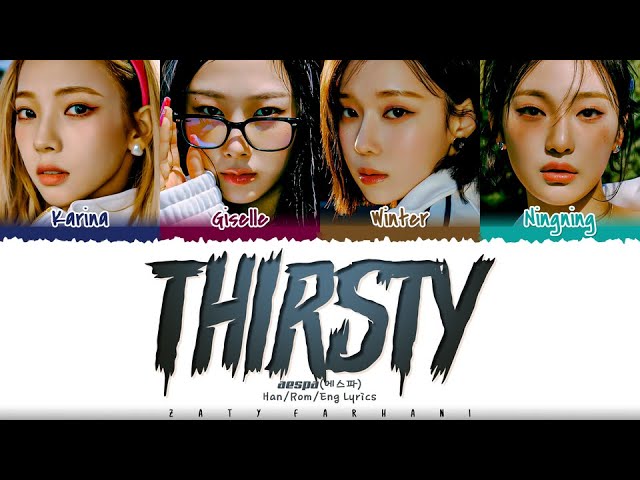 aespa - 'Thirsty' Lyrics Acordes - Chordify