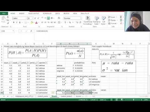 Cara Menghitung Naive Bayes Gaussian di Excel - YouTube
