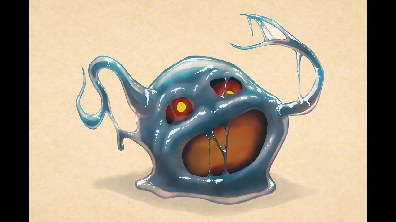 Painting Balls ... Slime Balls - Speedpainting - YouTube