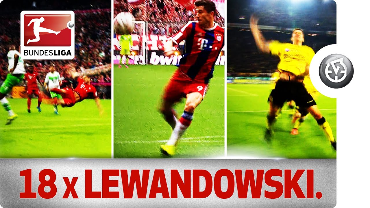 Robert Lewandowski vs. 18 Clubs - YouTube