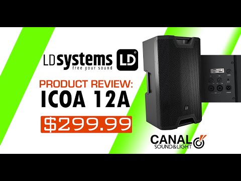 LD SYSTEMS ICOA 12A Powered Speaker Review - YouTube