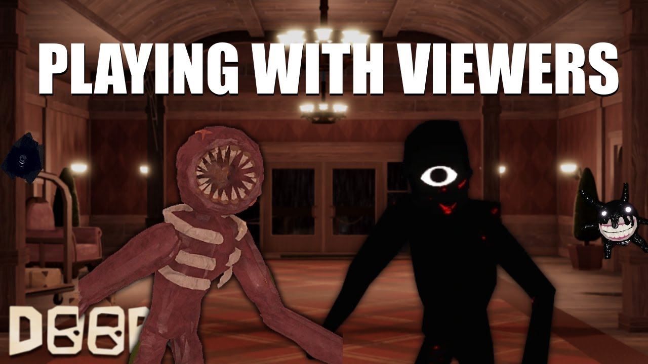 🔴DOORS PLAYING WITH VIEWERS LIVE!!!🔴 - YouTube