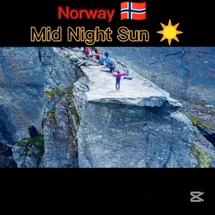 "No Sunset, No Problem: Chasing the Midnight Sun in Norway"🇳🇴😲#facts # ...