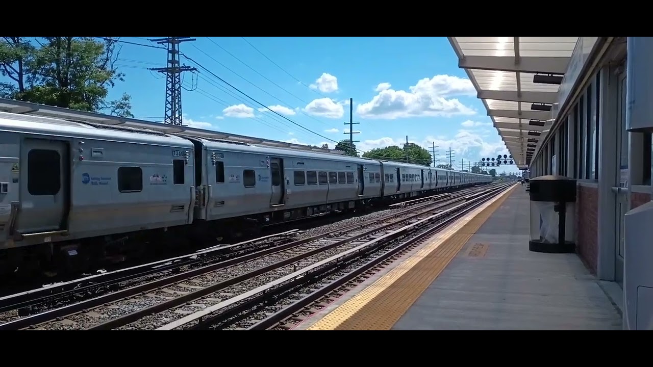 Elmont, NY up-close - LIRR express train, July 1, 2024 7 - YouTube